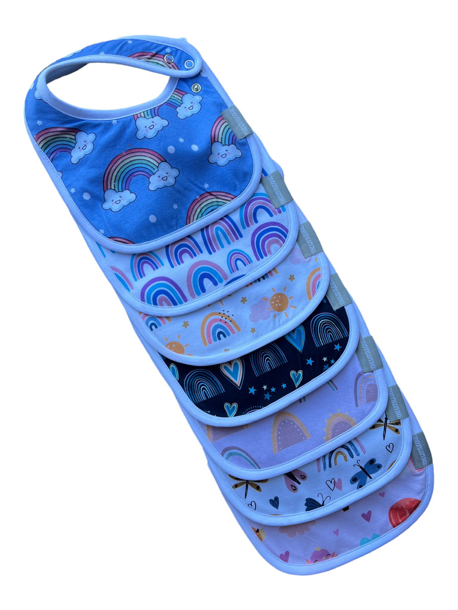 Round Bib Multipacks | Rainbow Theme Round Bib Pack - The Little One