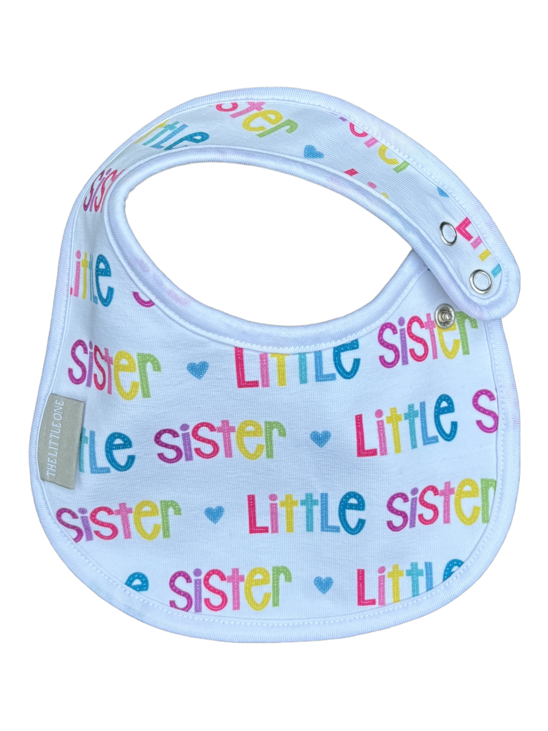 Little Sister Round Bib - The Little One
