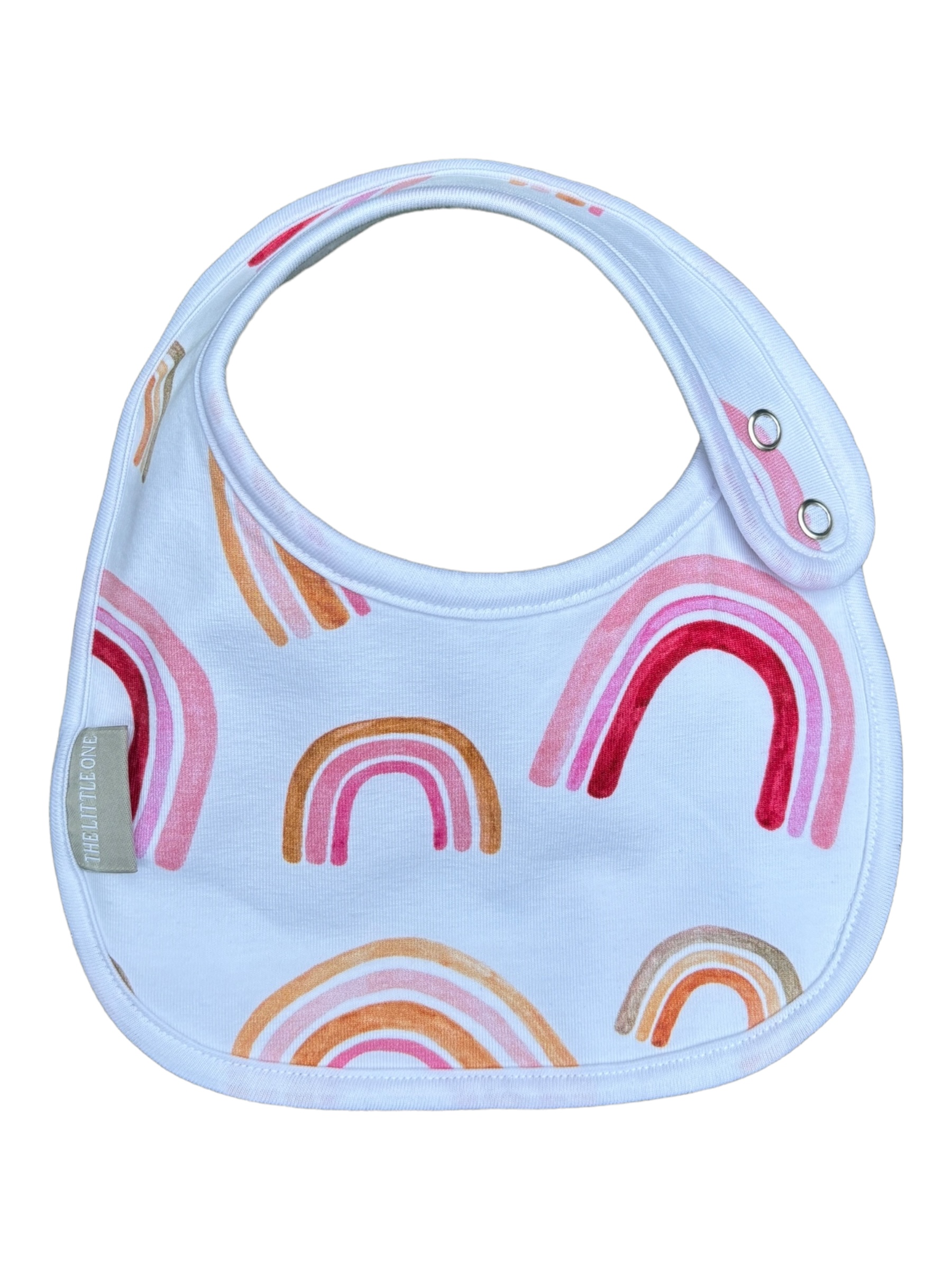 Rainbow Round Bib - The Little One