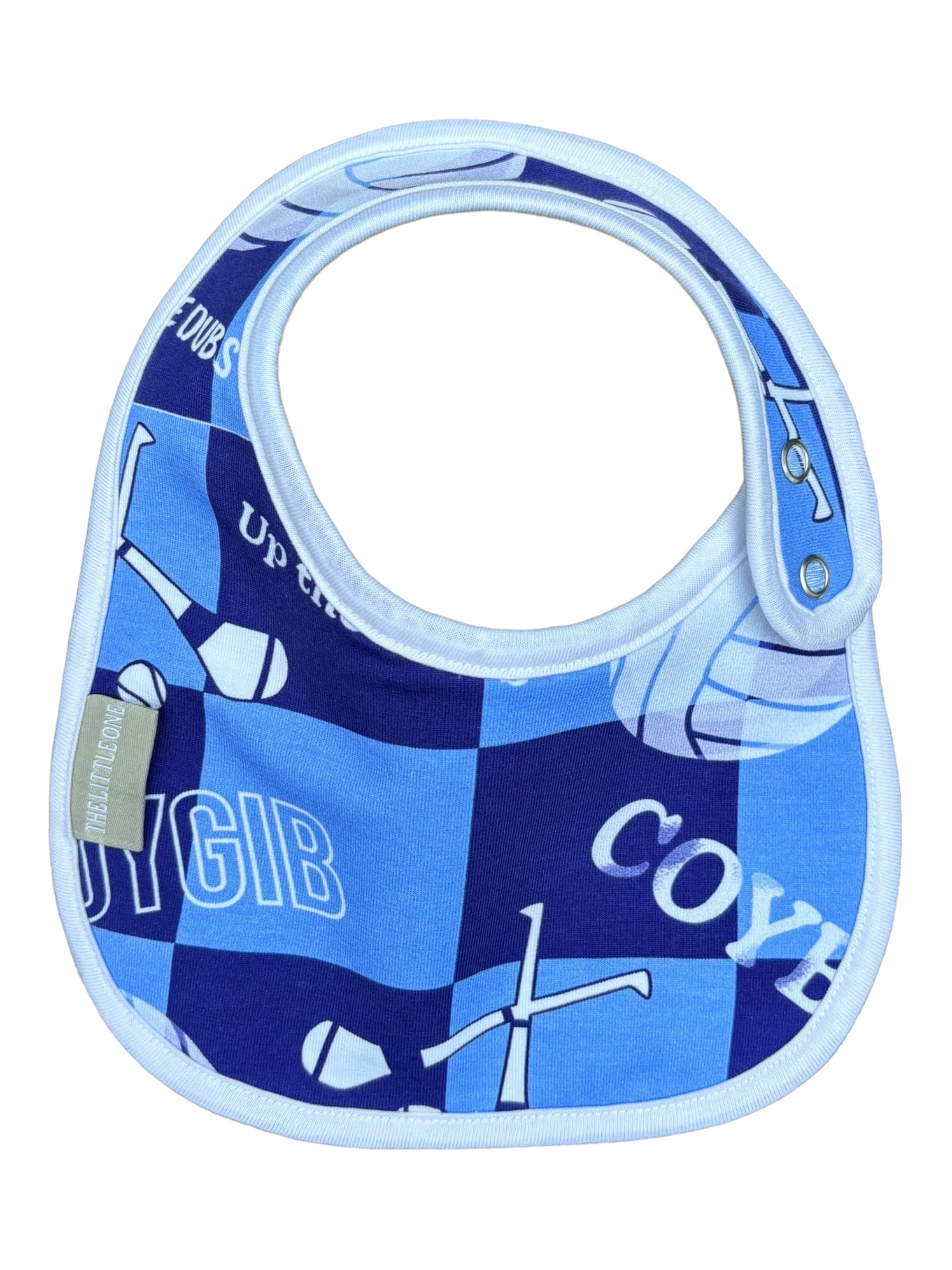 Up the Dubs Round Bib - The Little One