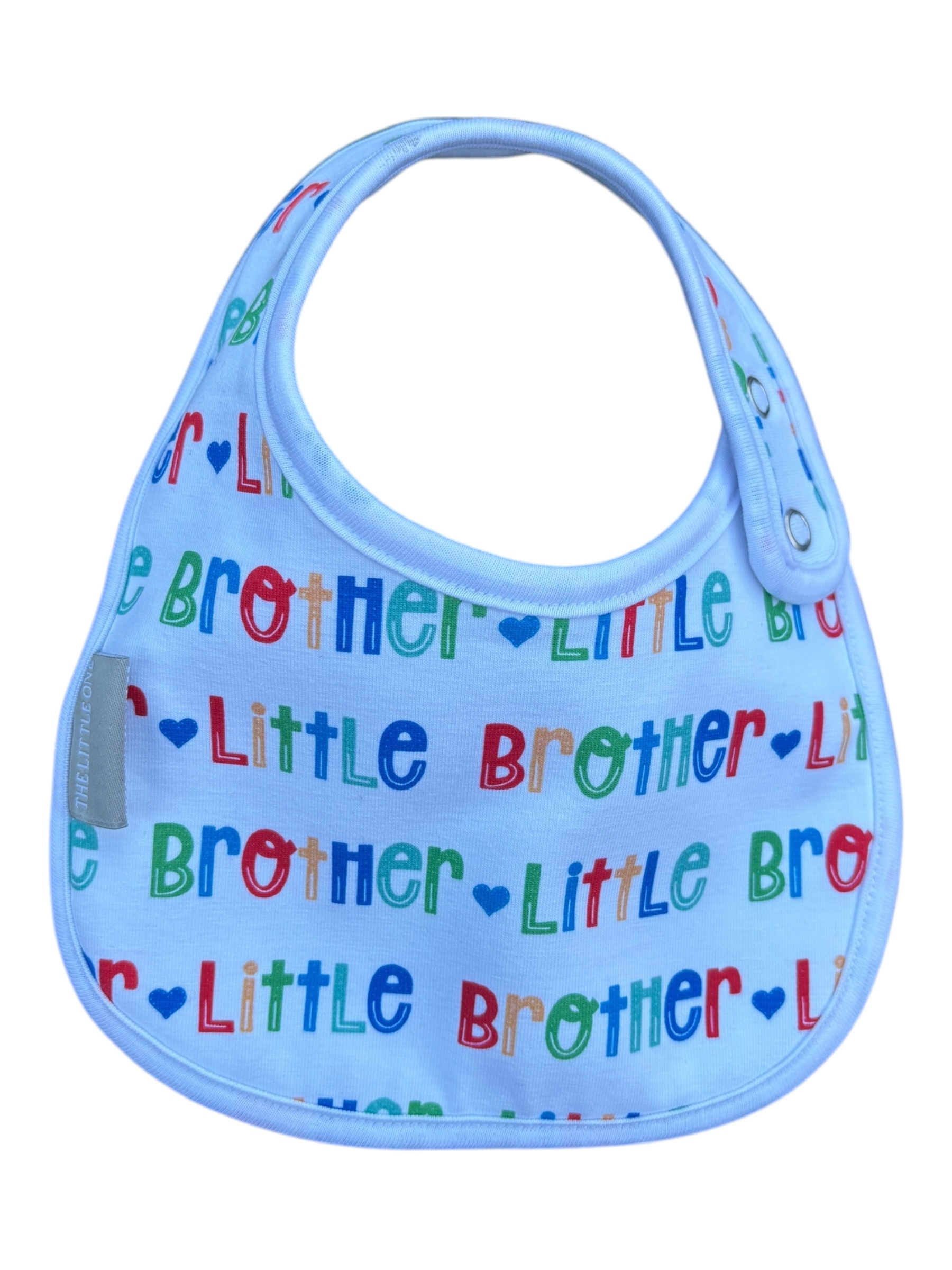 Round Bib | Little Brother - The Little One
