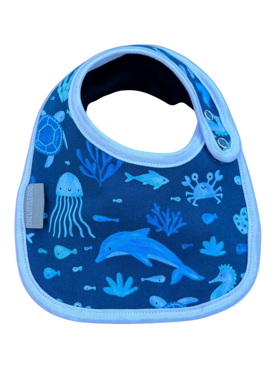 Round Bib | Deep Blue Sea - The Little One